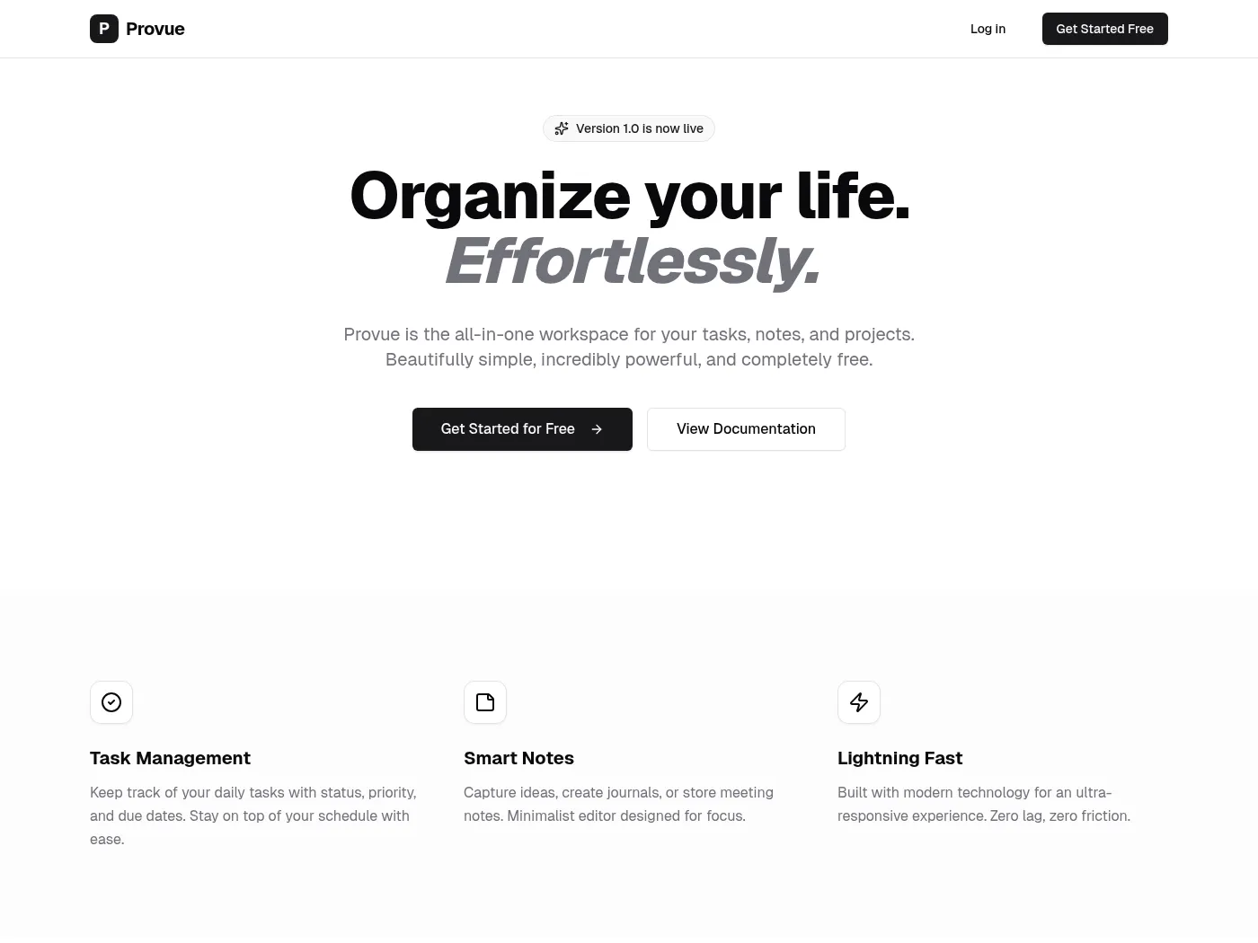 Provue Free Platform