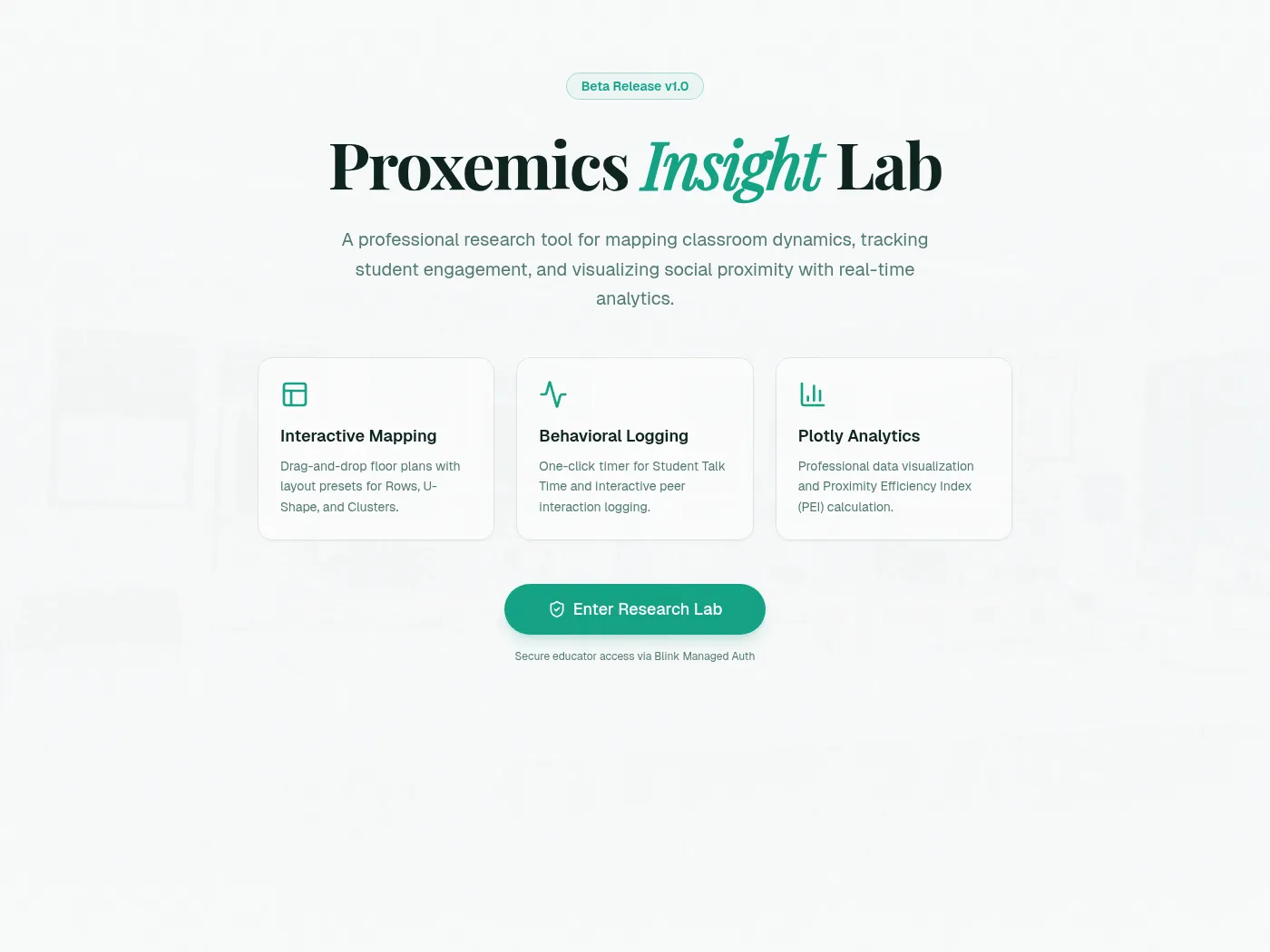 Proxemics Insight Lab