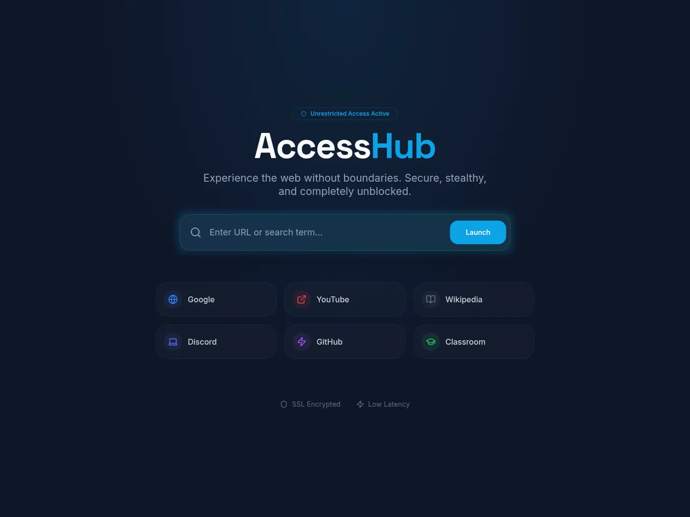 AccessHub Proxy Portal