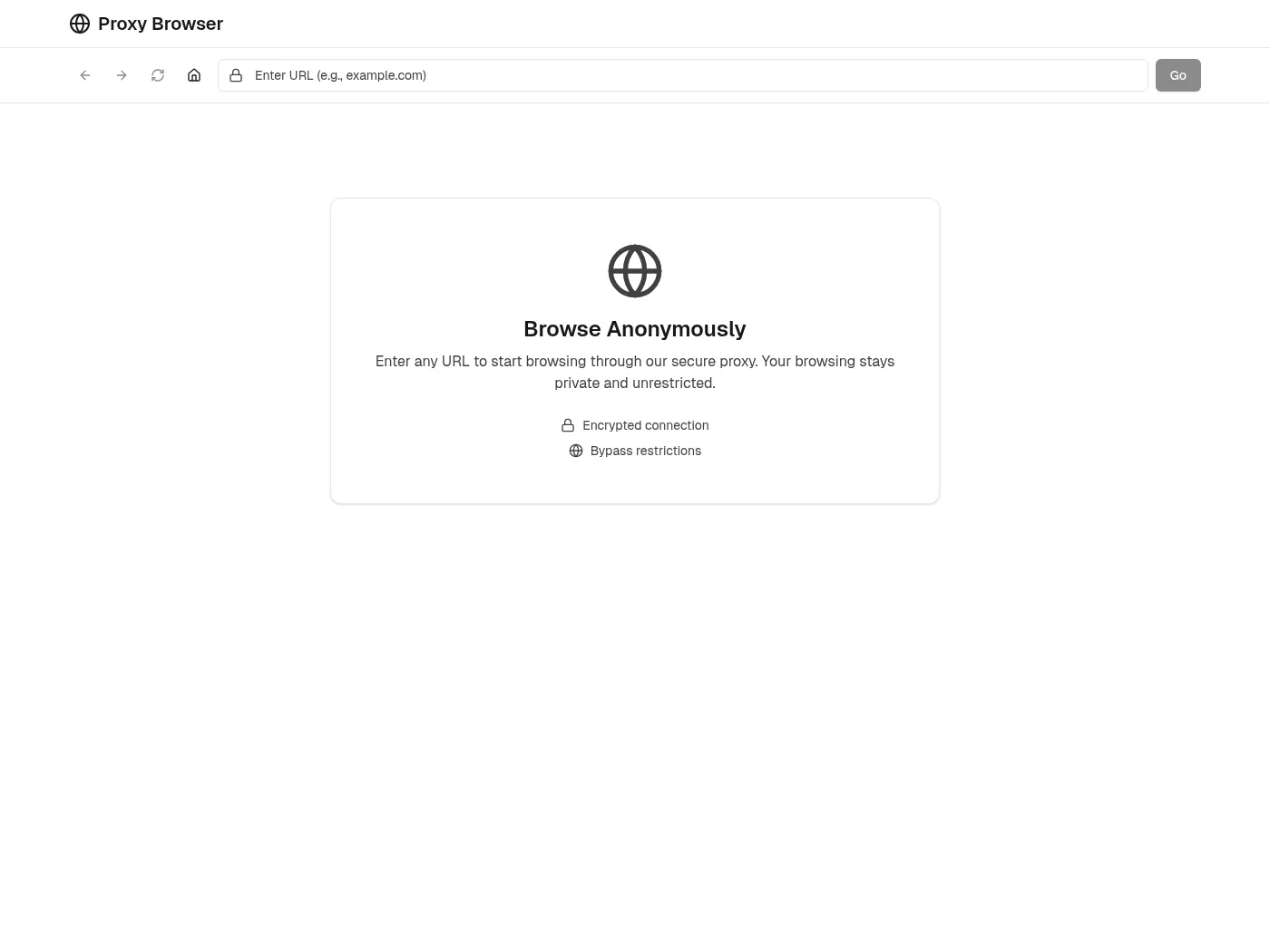 Proxy Browser Web