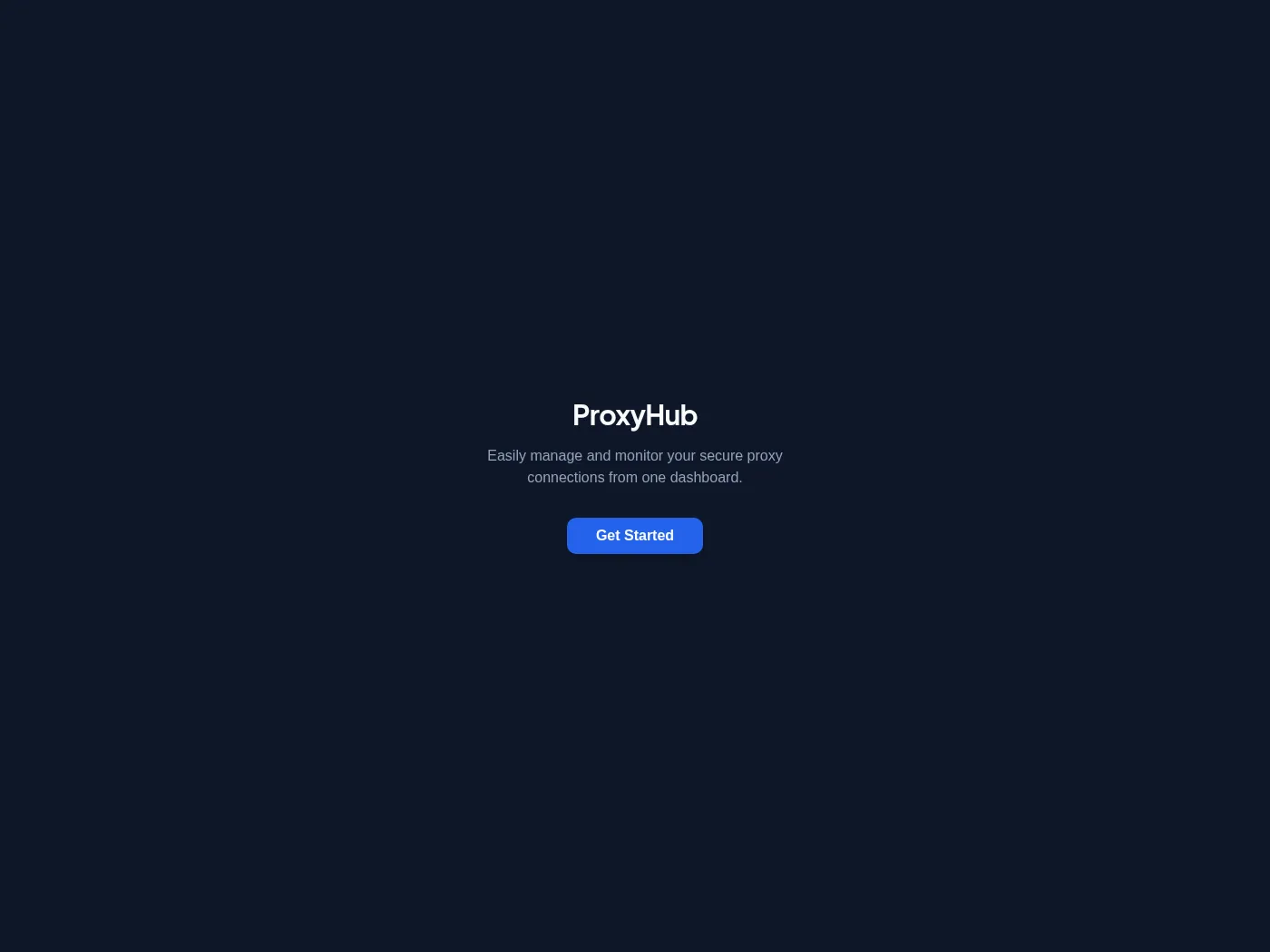 ProxyHub