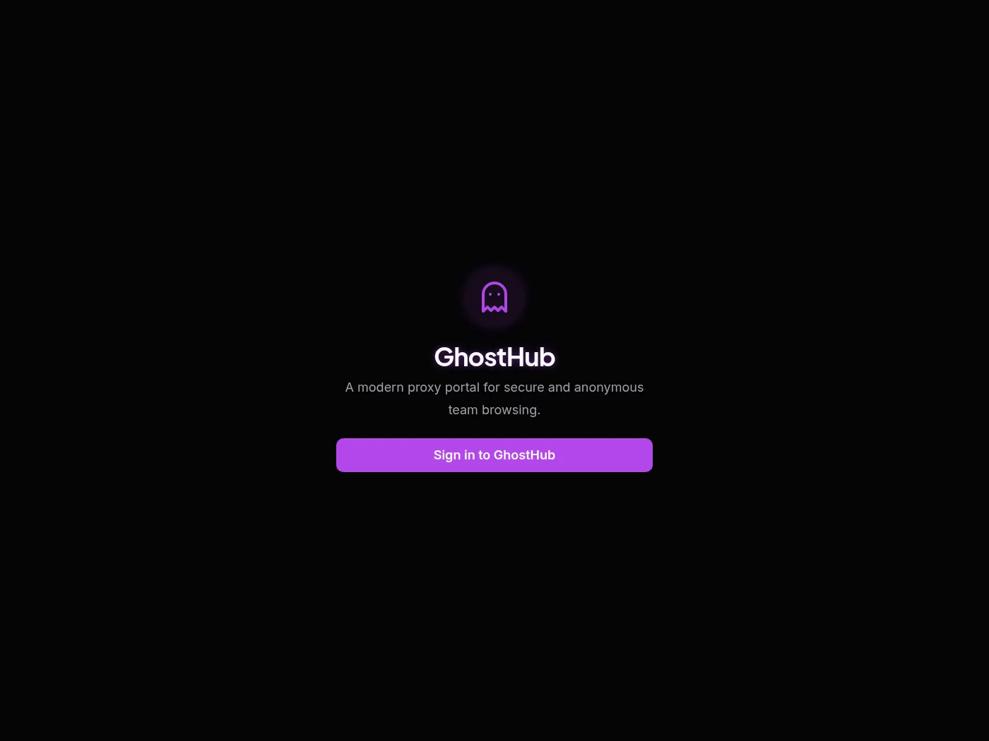 GhostHub Proxy Portal