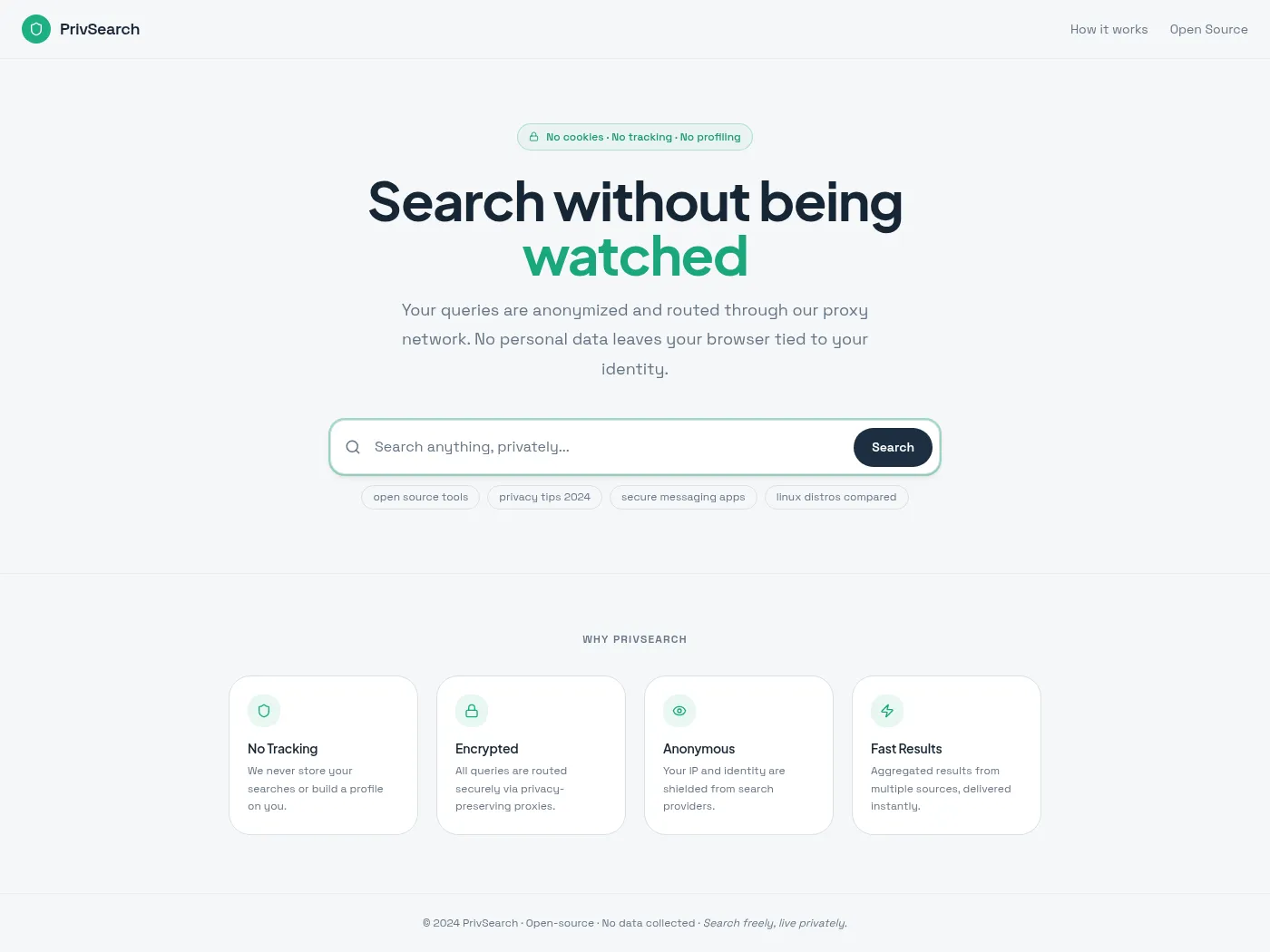 Proxy Search Portal