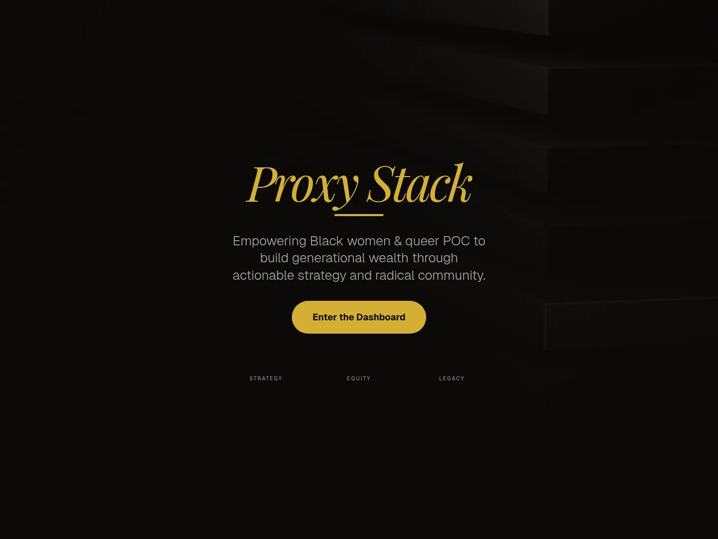 Proxy Stack Dashboard