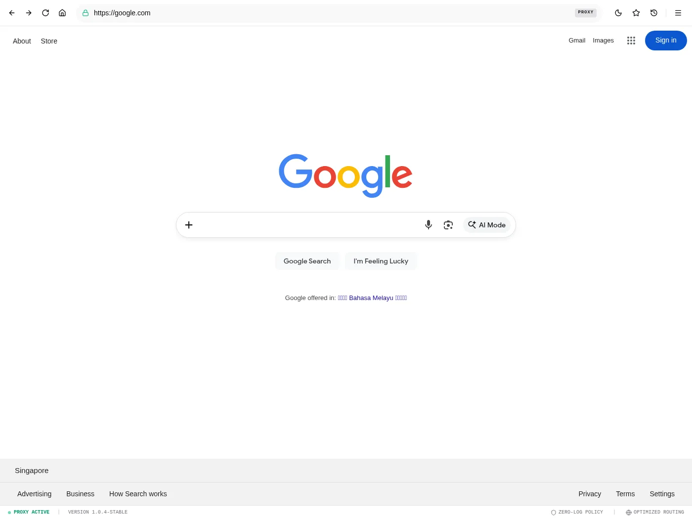 Fast Proxy Web Browser