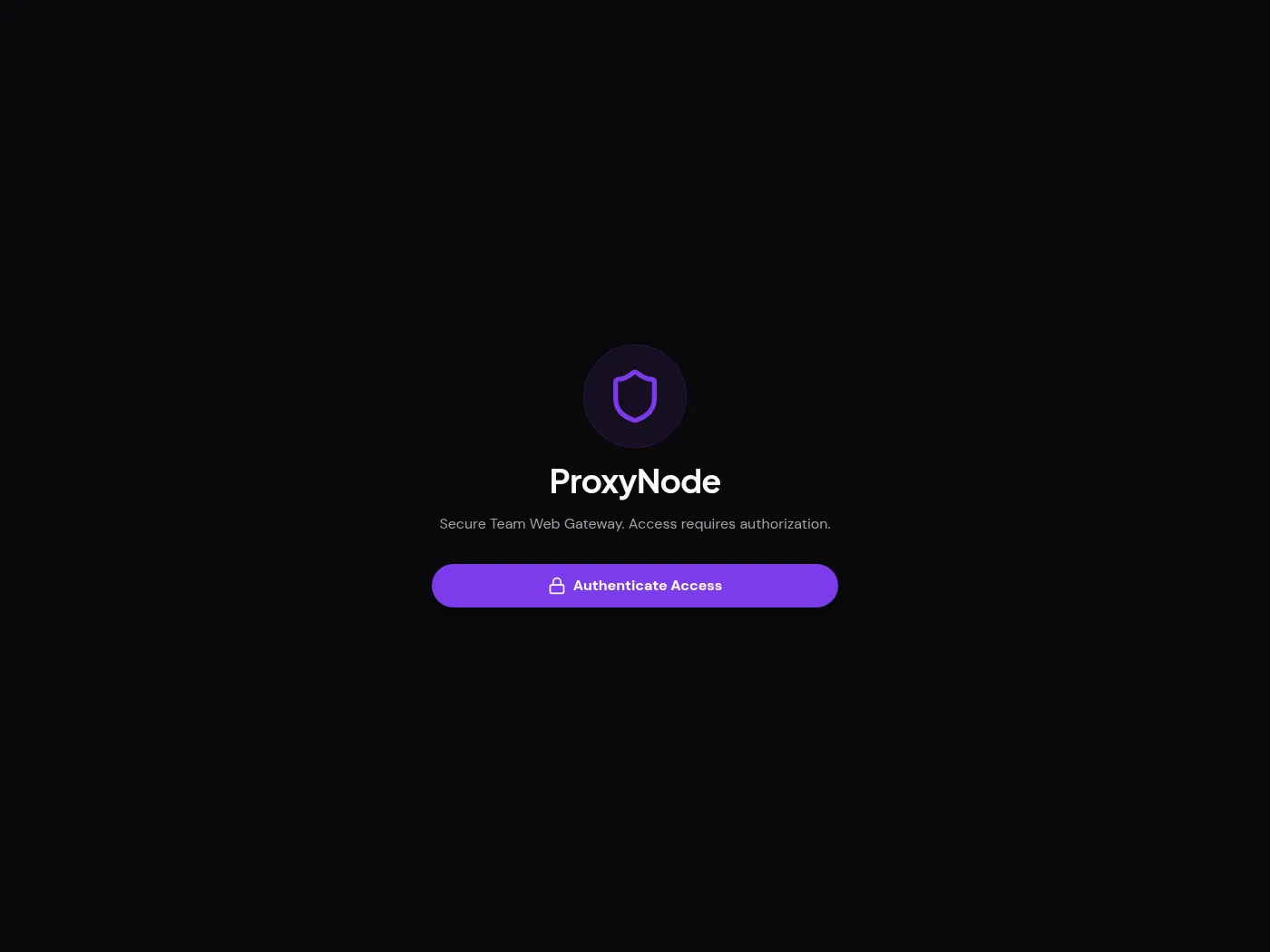 Proxy Web Manager