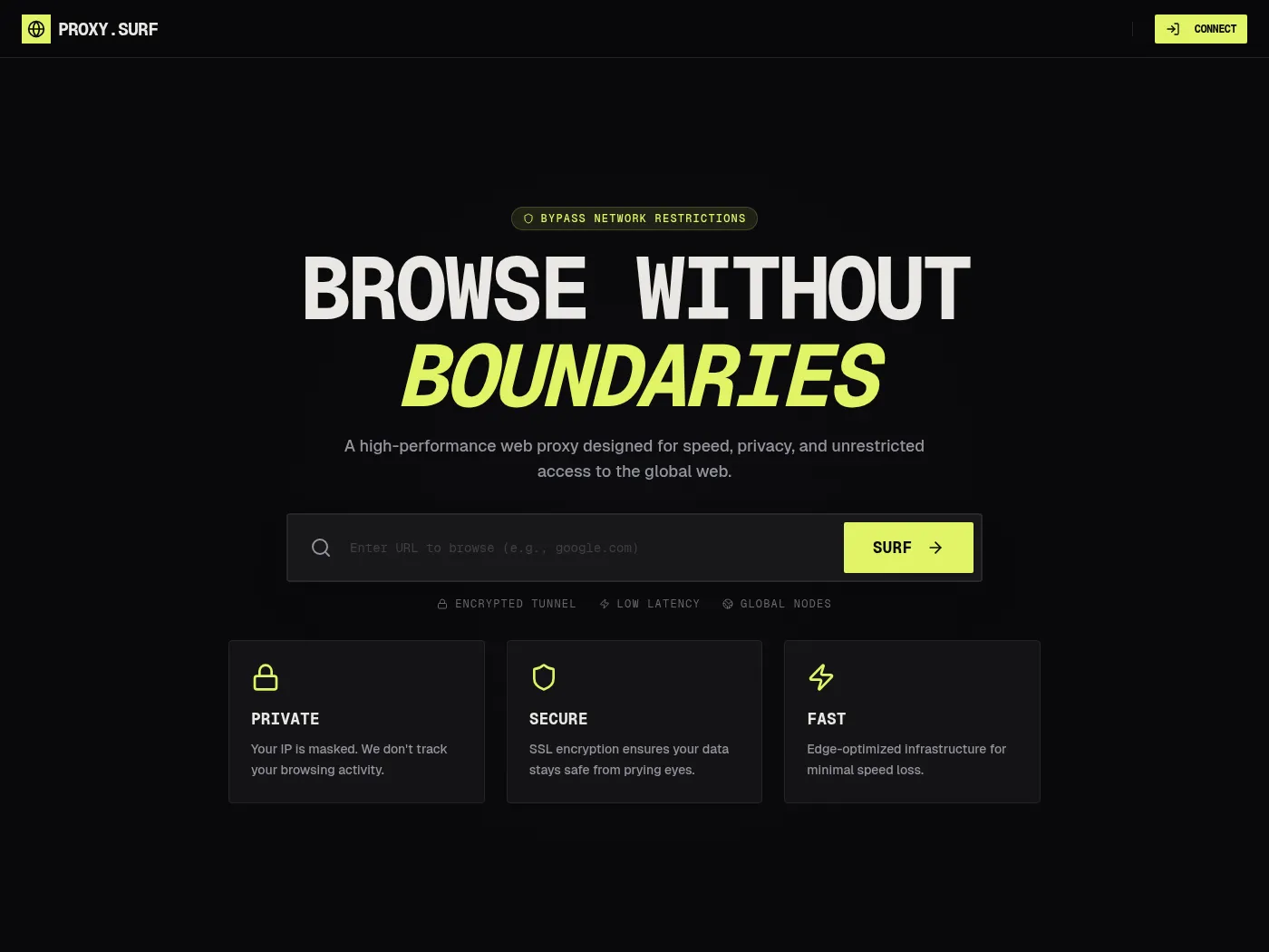 Proxy Surf Web