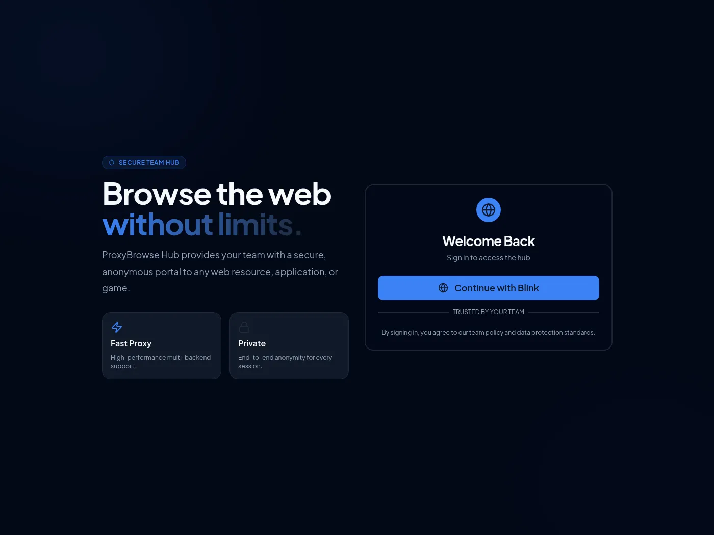 ProxyBrowse Hub
