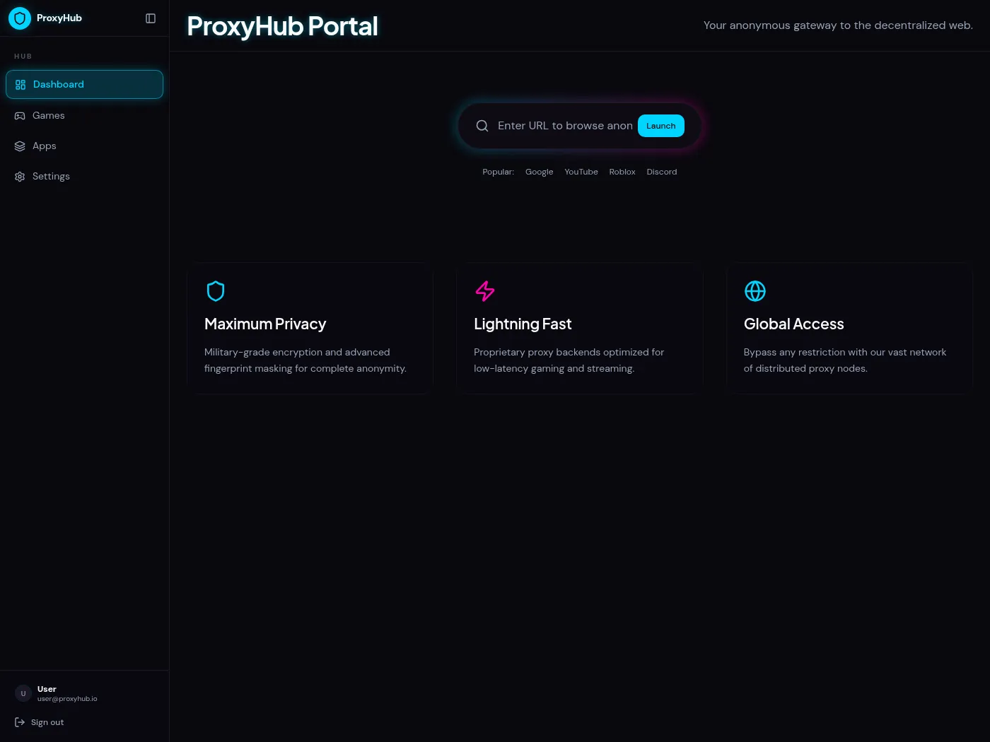 ProxyHub Portal