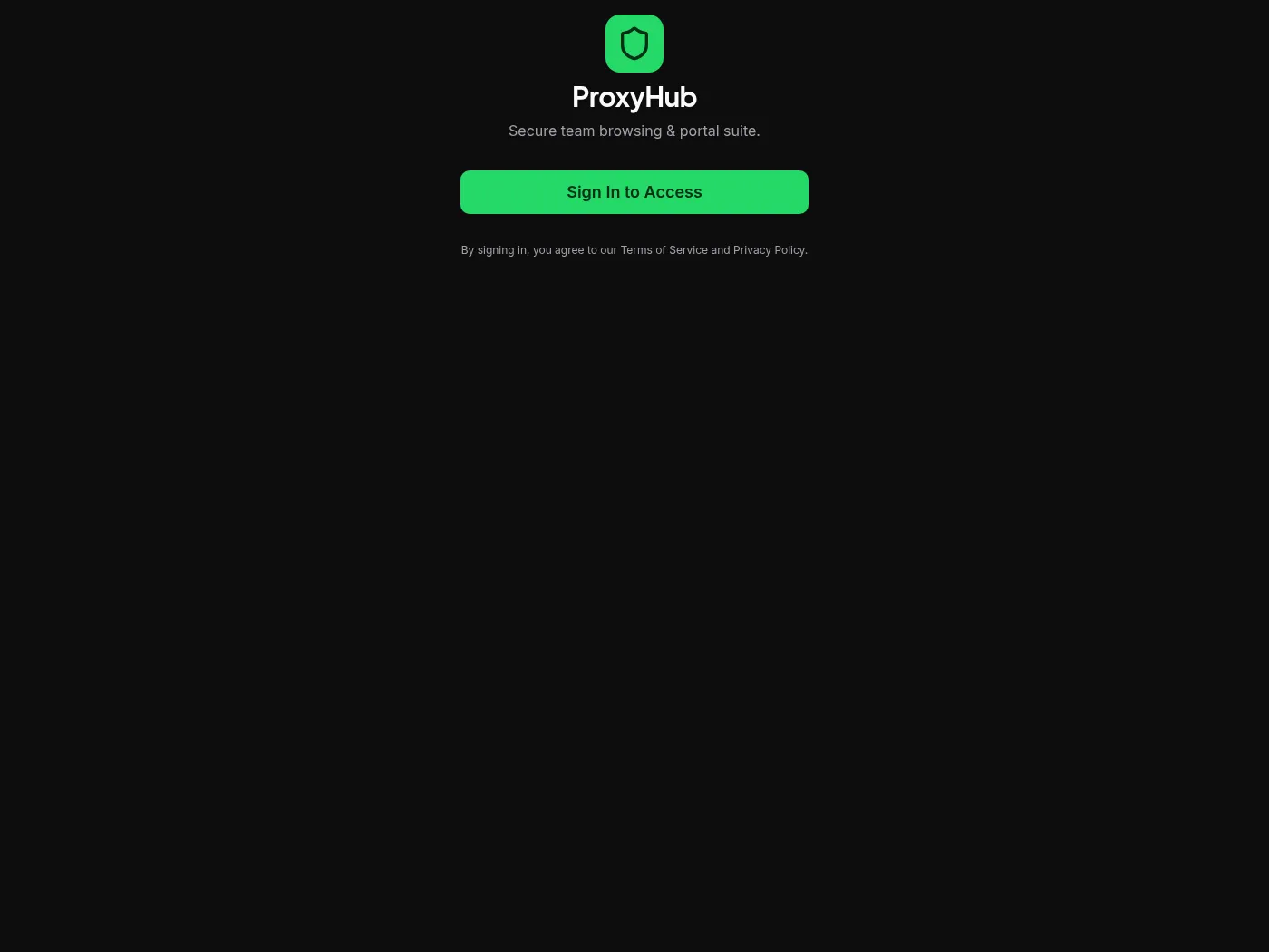 ProxyHub Portal