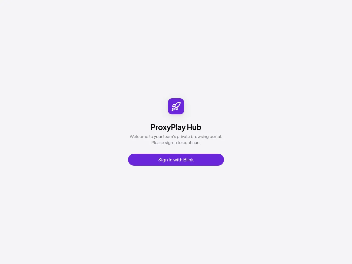 ProxyPlay Hub