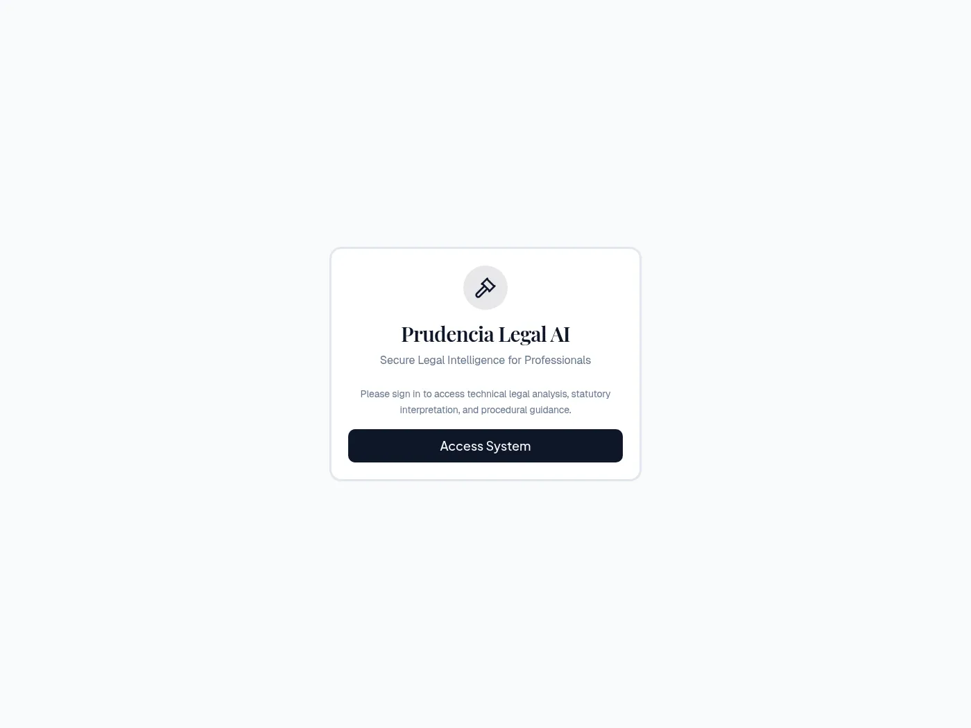 Prudencia Legal AI