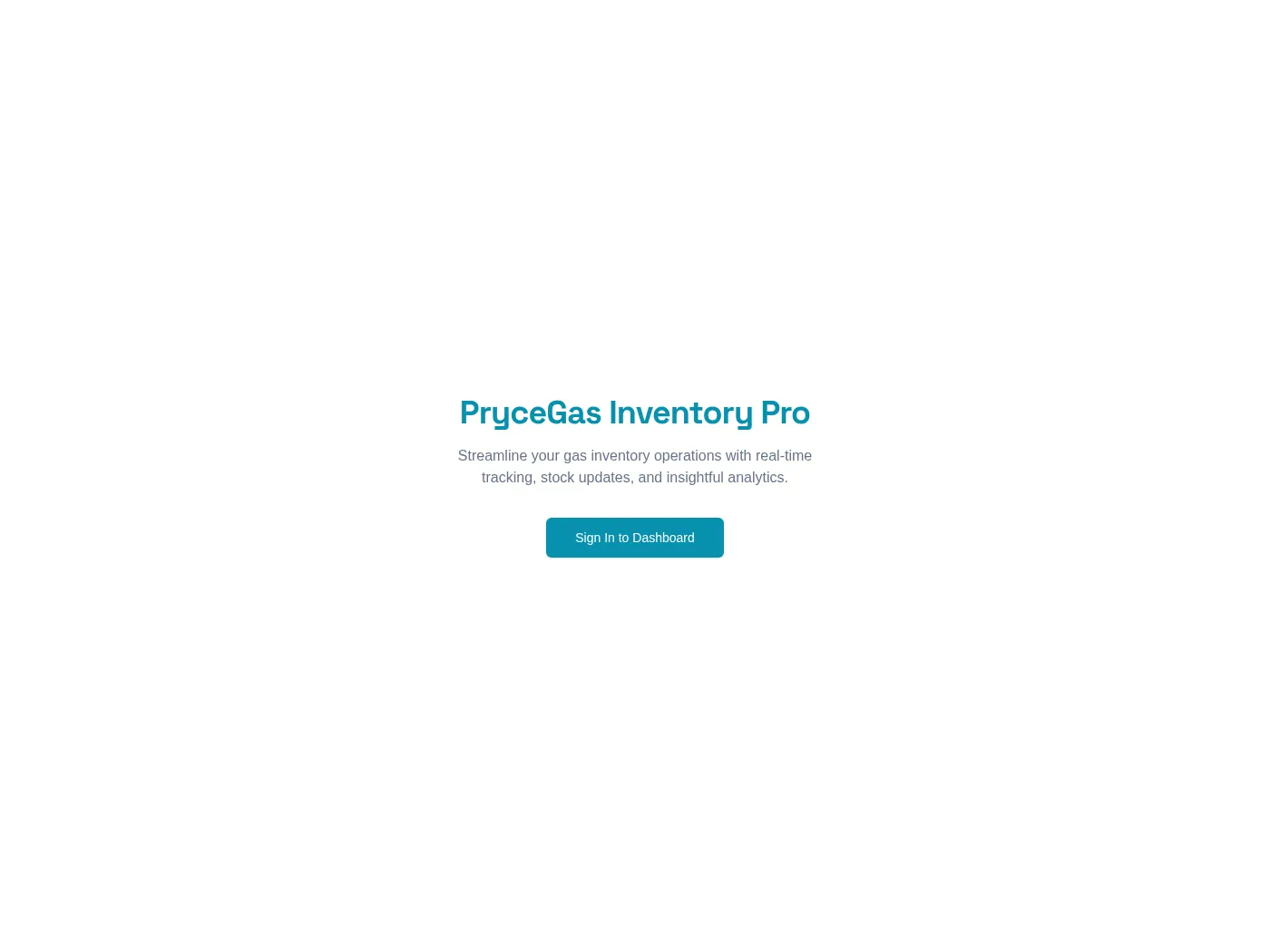 PryceGas Inventory Pro