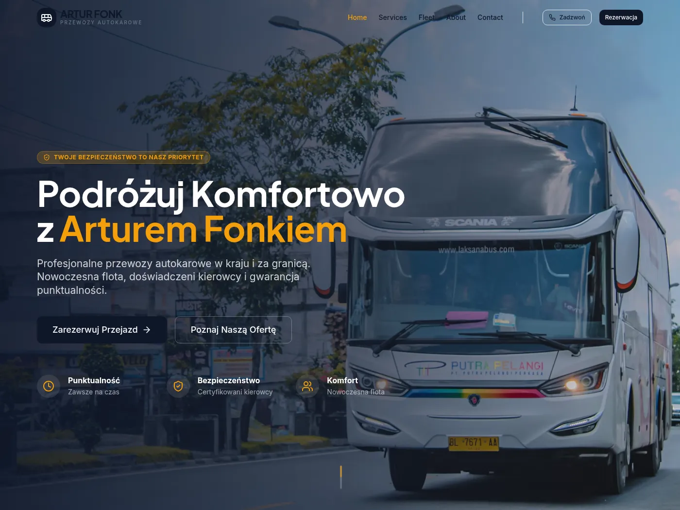 Przewozy Artur Fonk Web