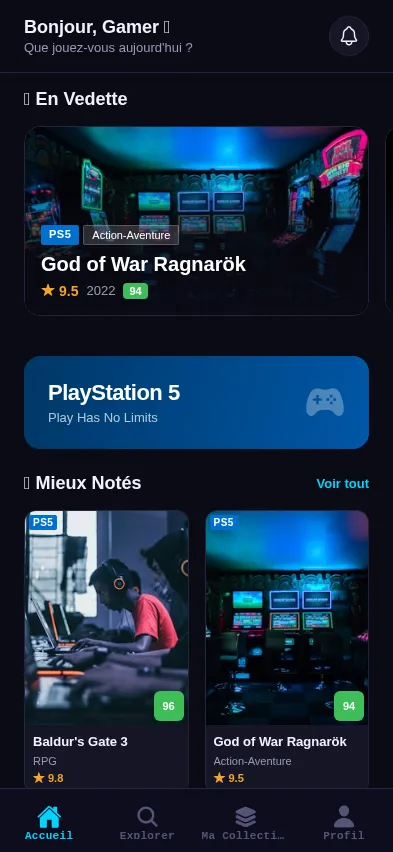 PlayStation Game Hub