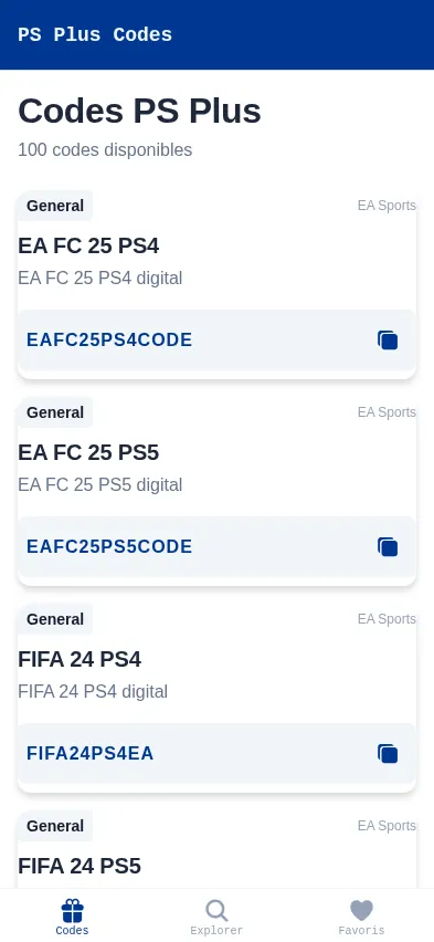 PS Plus Code Hub
