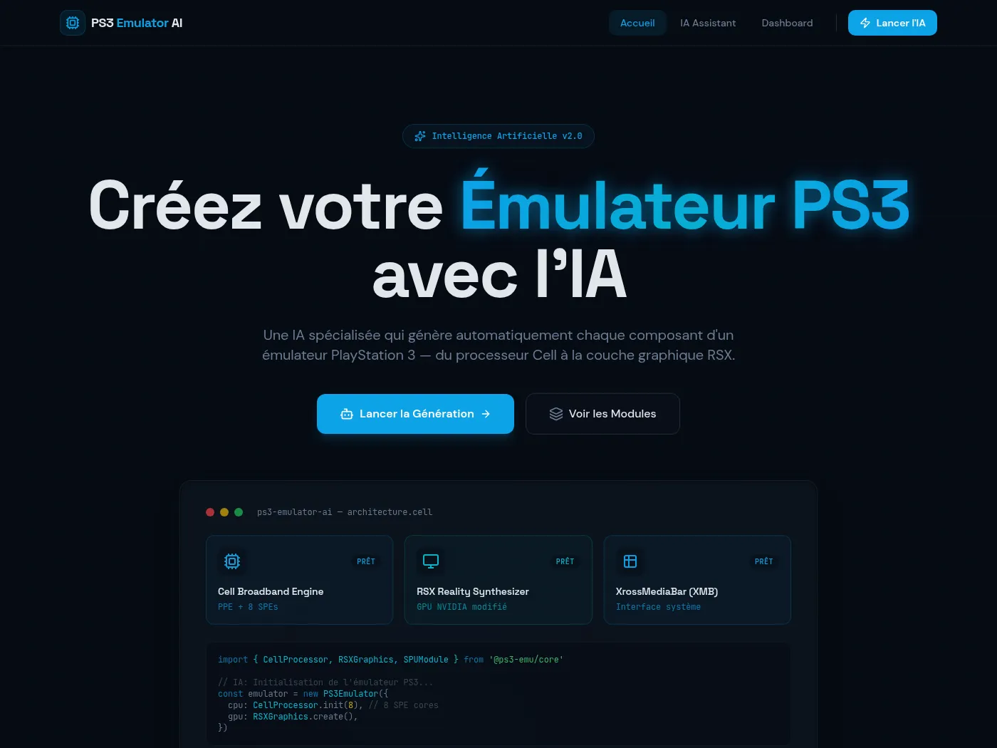 PS3 Emulator AI