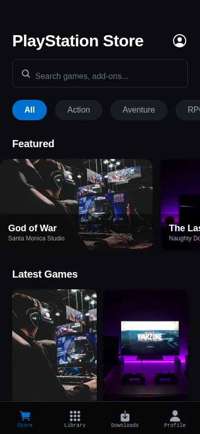 PS4 Game Downloader App