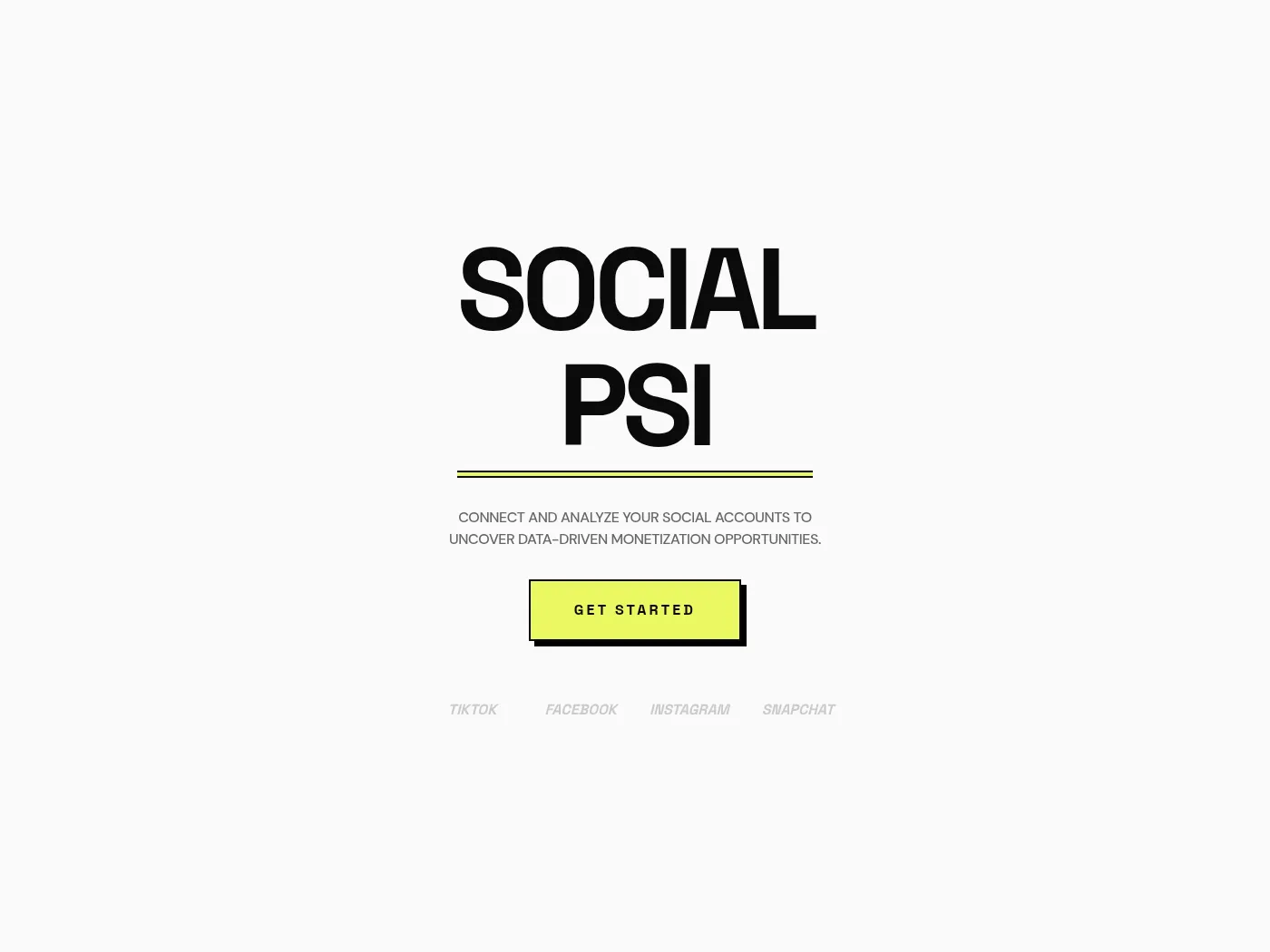Social PSI Monetizer