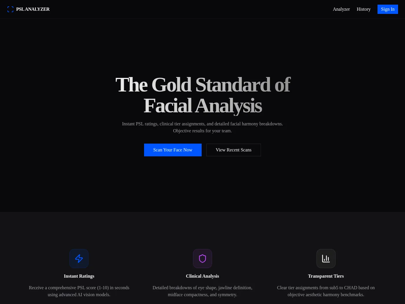 PSL Face Analyzer