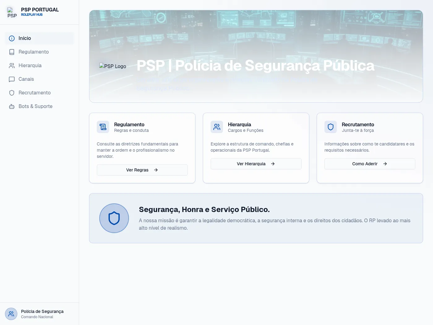 PSP Discord Roleplay Hub