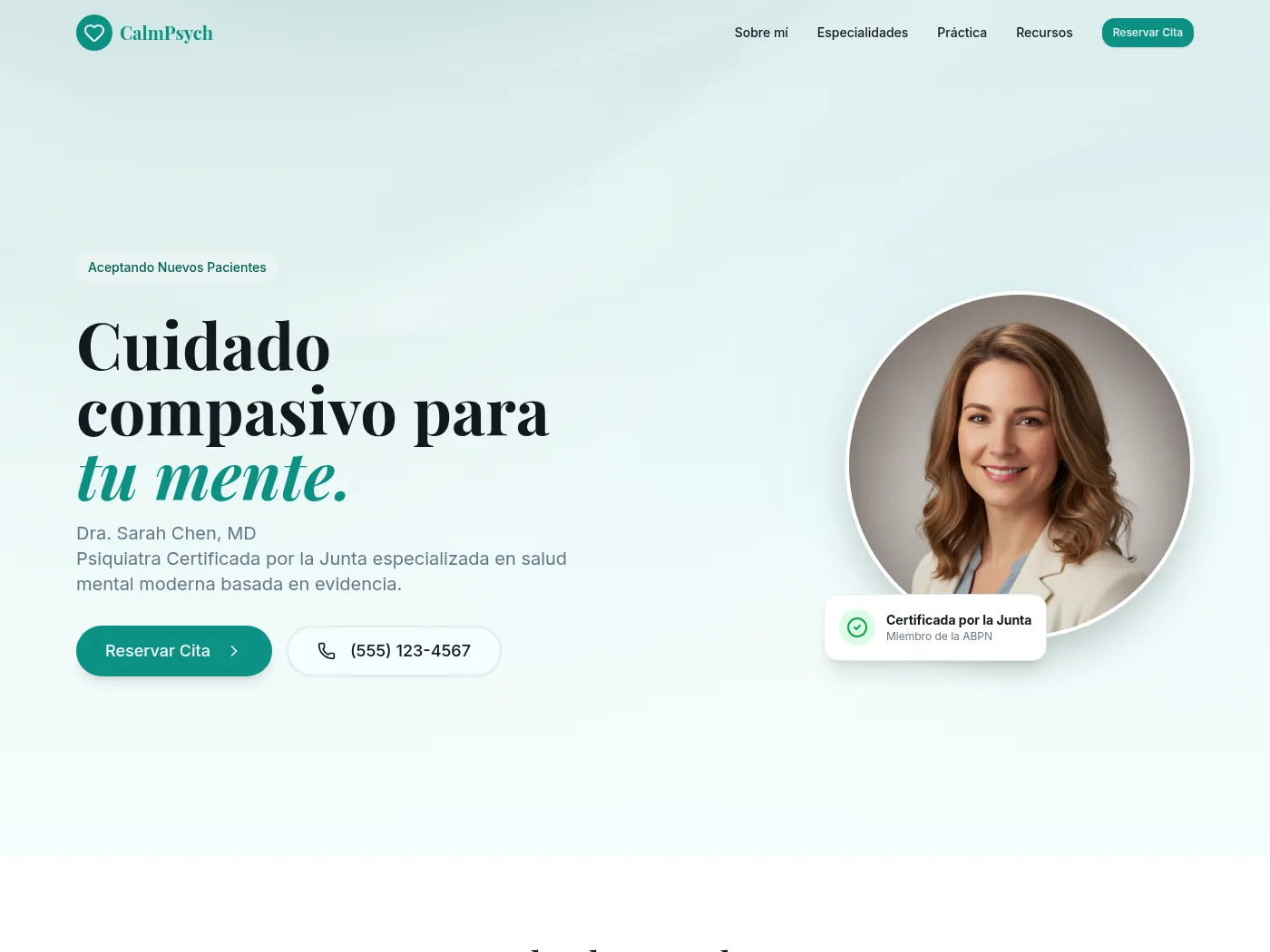 Balance Vital Landing Page
