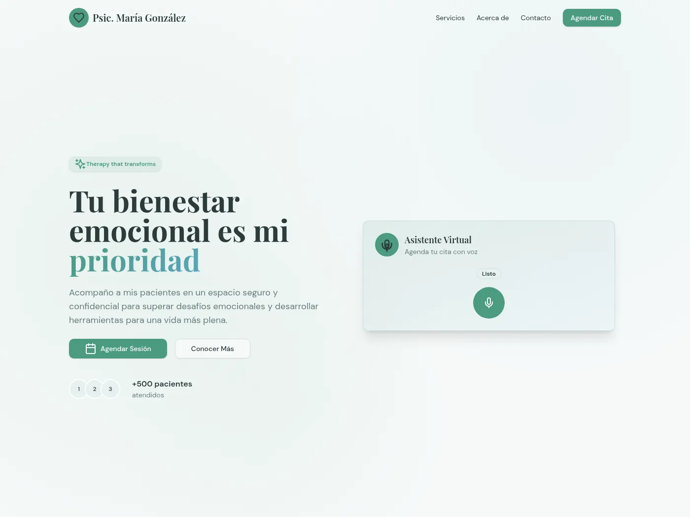 Therapist Voice Scheduler