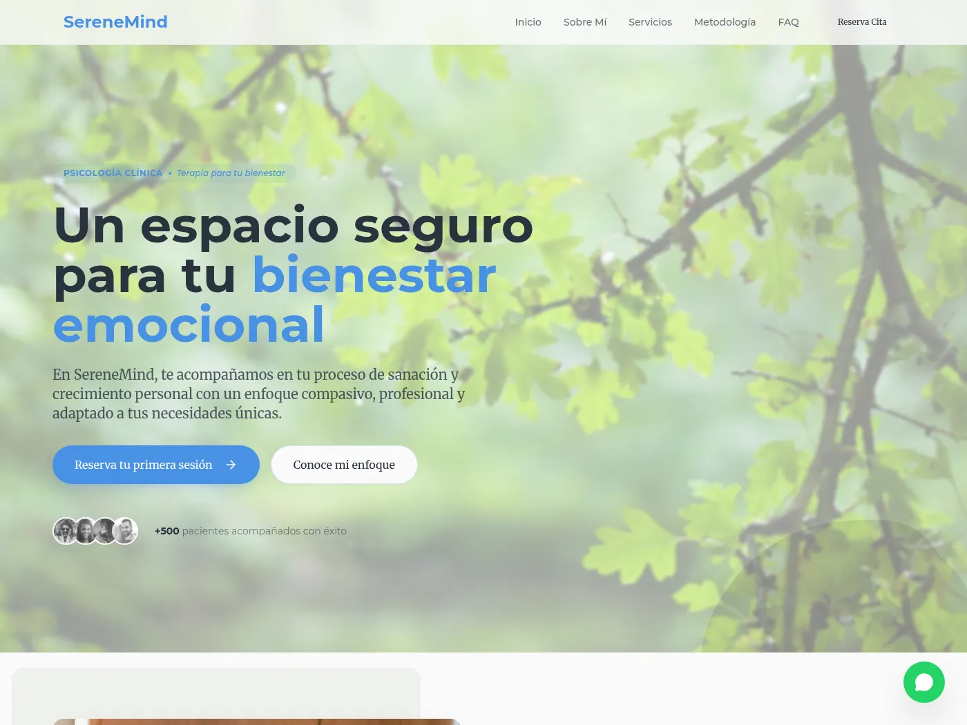 SereneMind Web Design