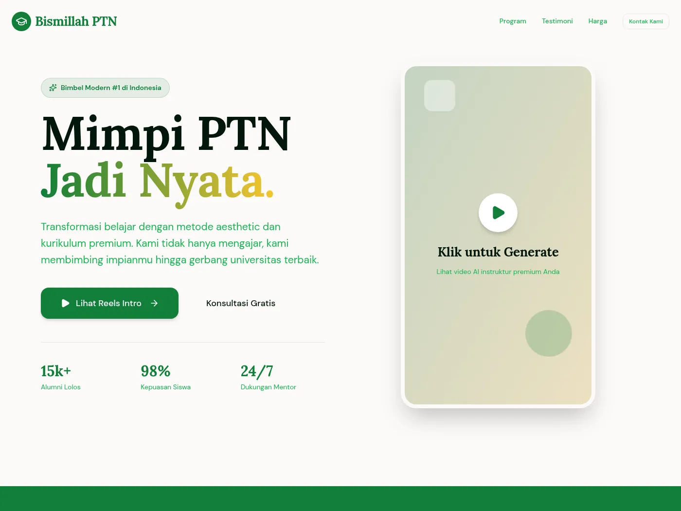 Bismillah PTN Reels Creator