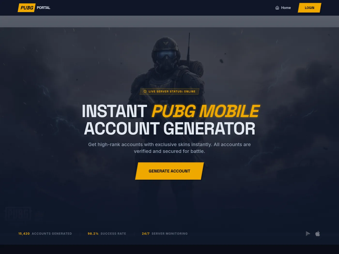 PUBG Account Getter