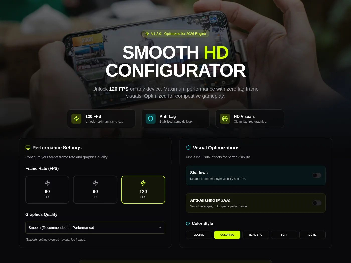 PUBG Smooth HD Configurator