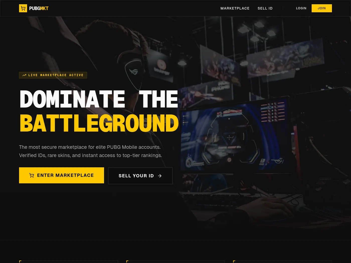 PubG ID Marketplace