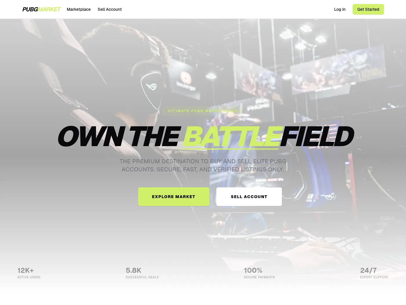 PubG IDs Market