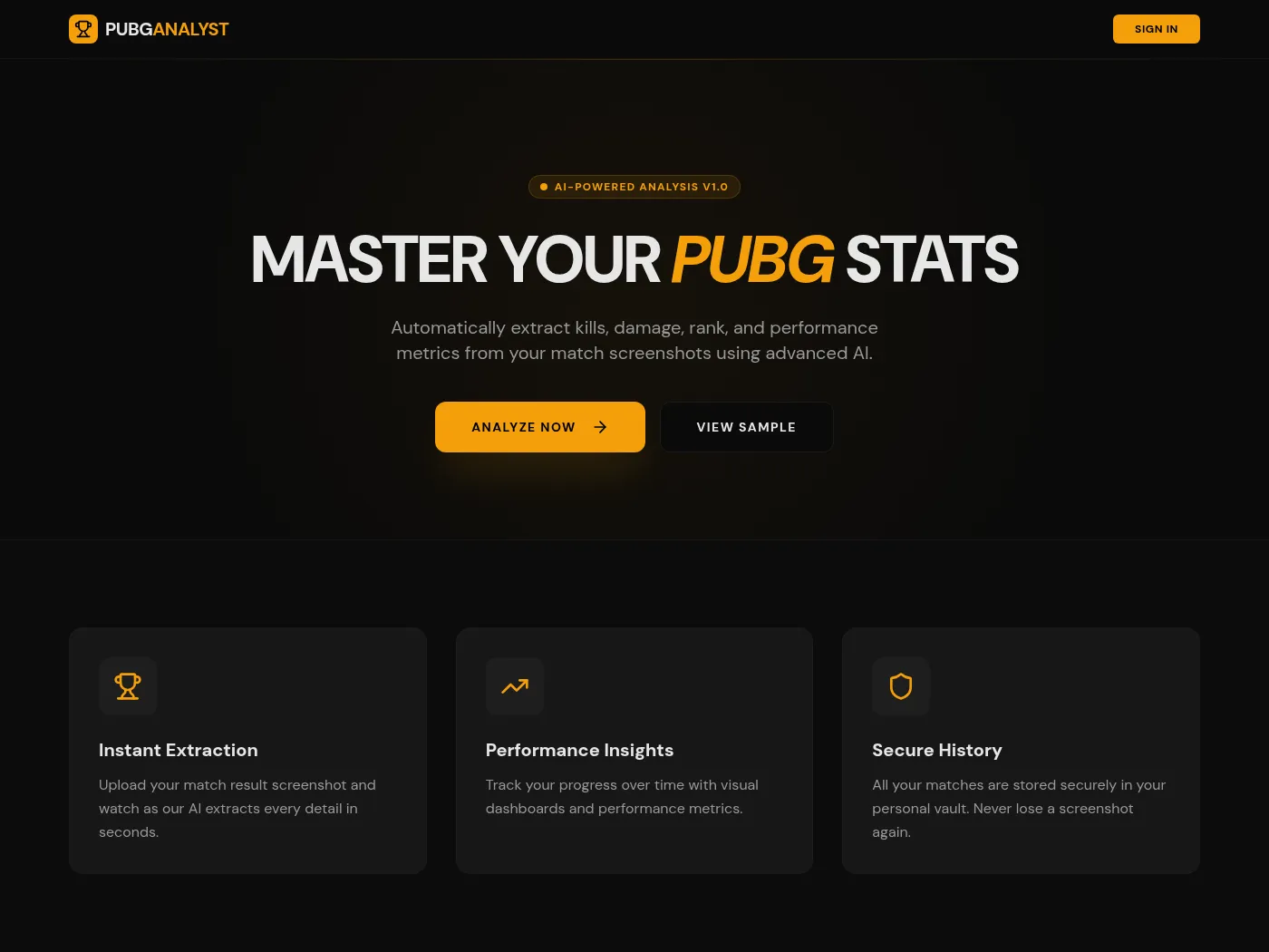 PUBG Result Analyzer