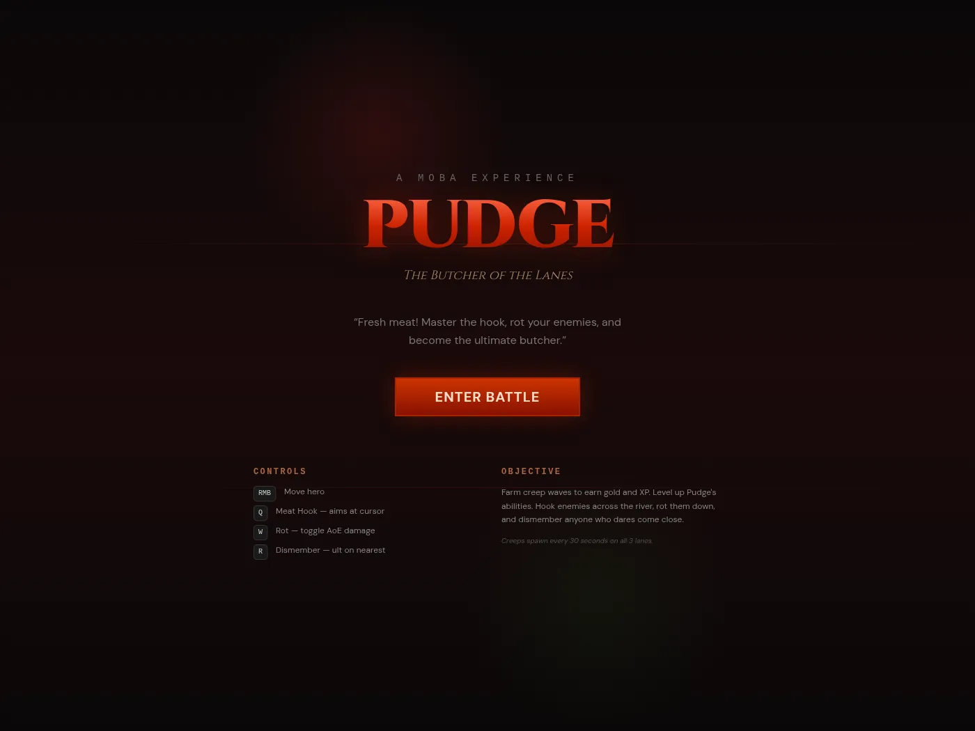 Pudge MOBA Replica