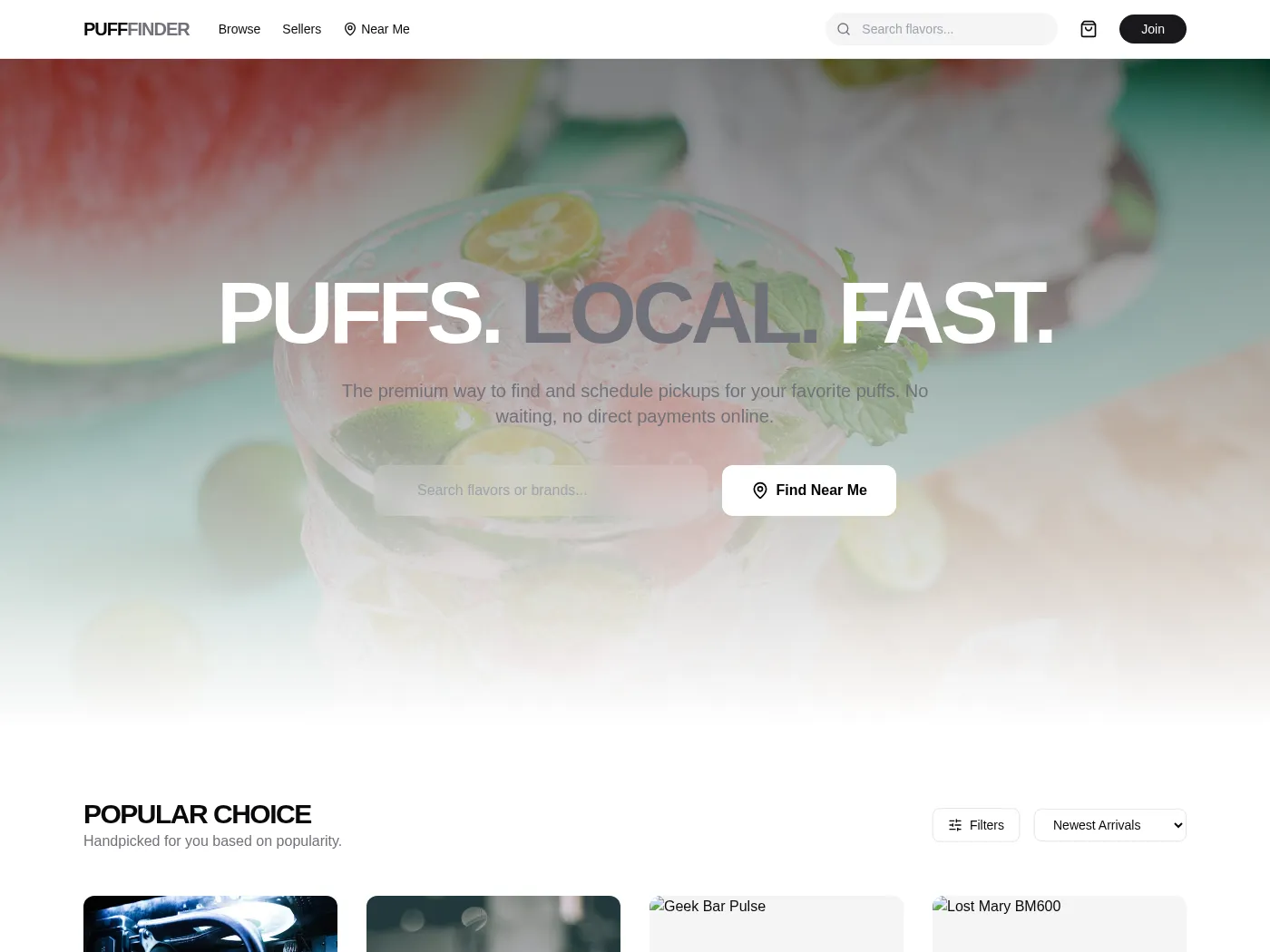 Puff Shop Finder