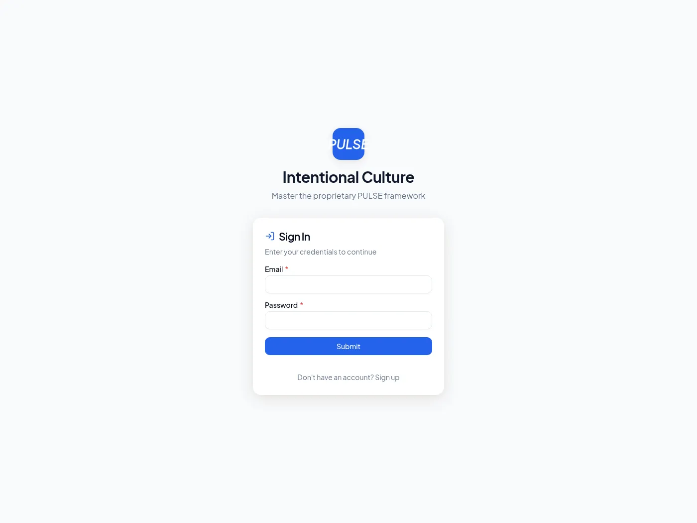 PULSE Culture Course