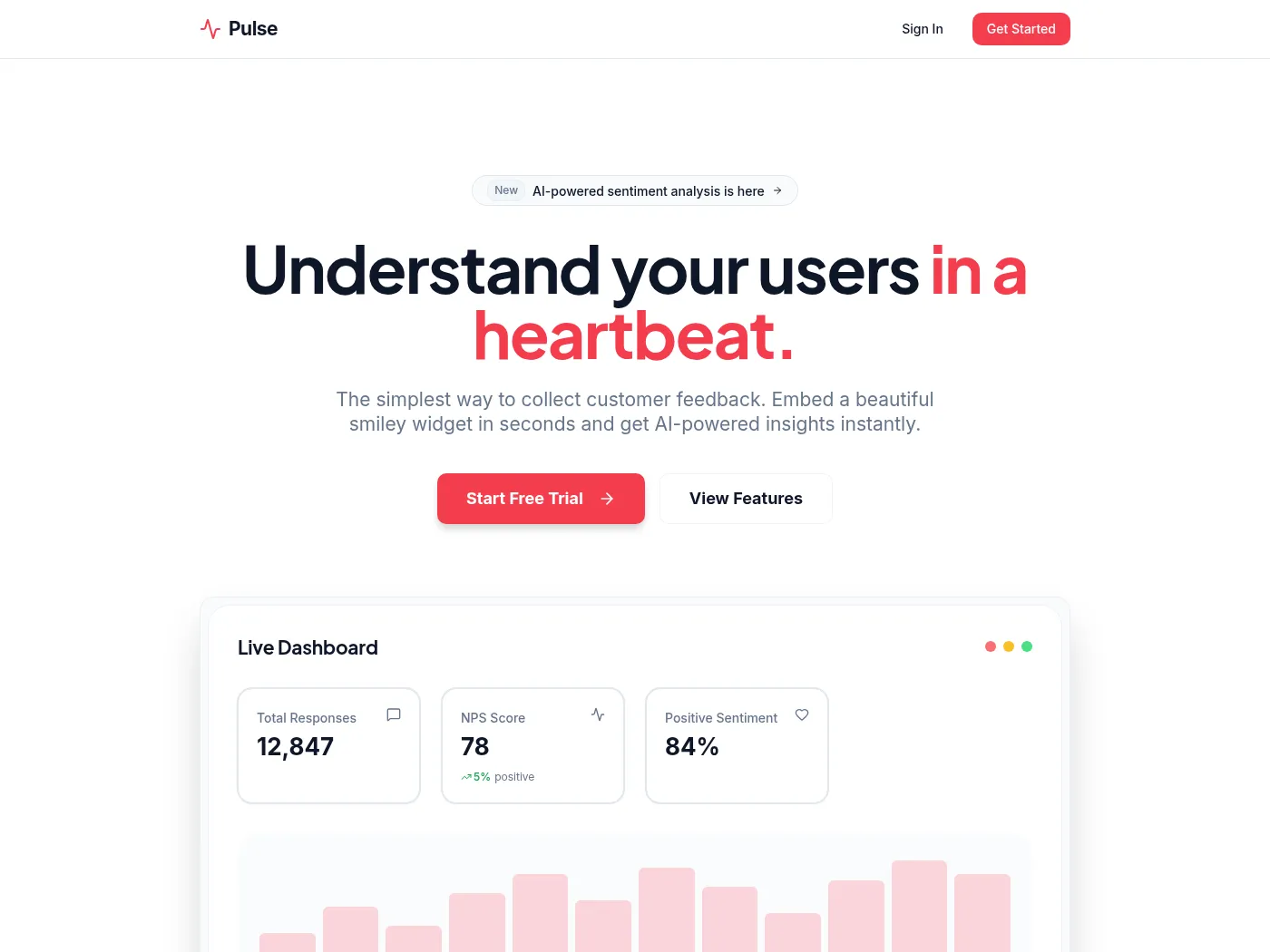 Pulse Feedback Widget