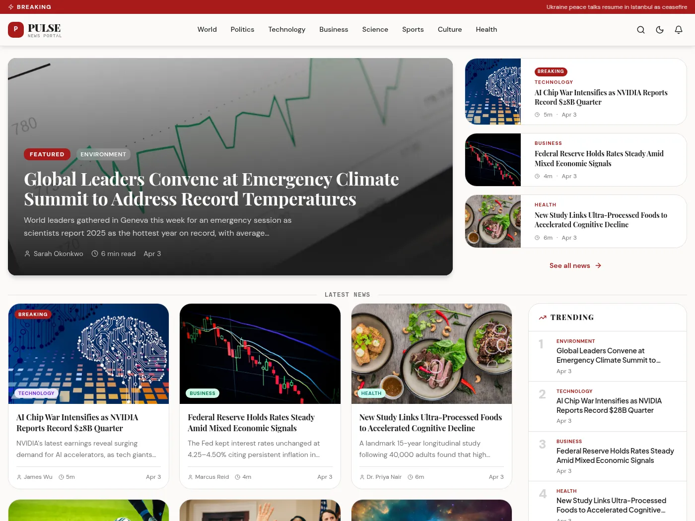 Pulse News Portal