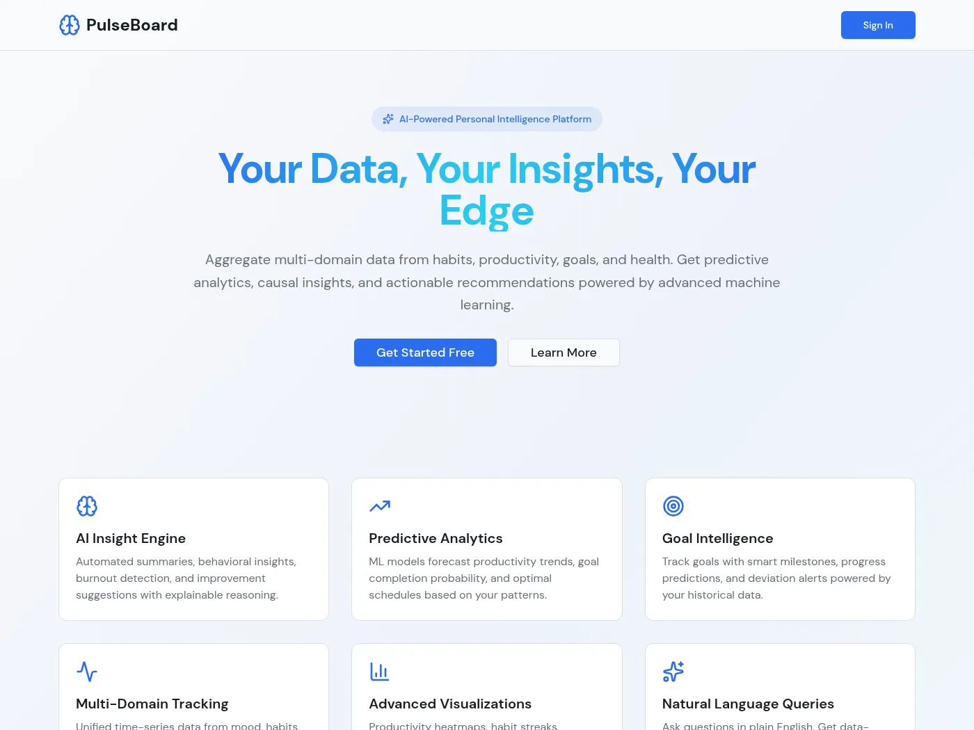 PulseBoard Intelligence Platform