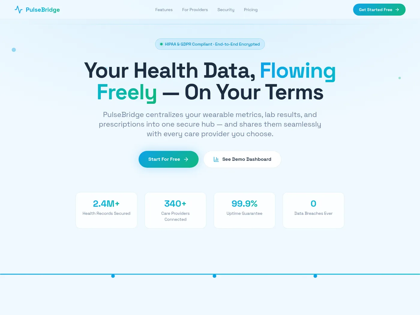 PulseBridge Health Hub