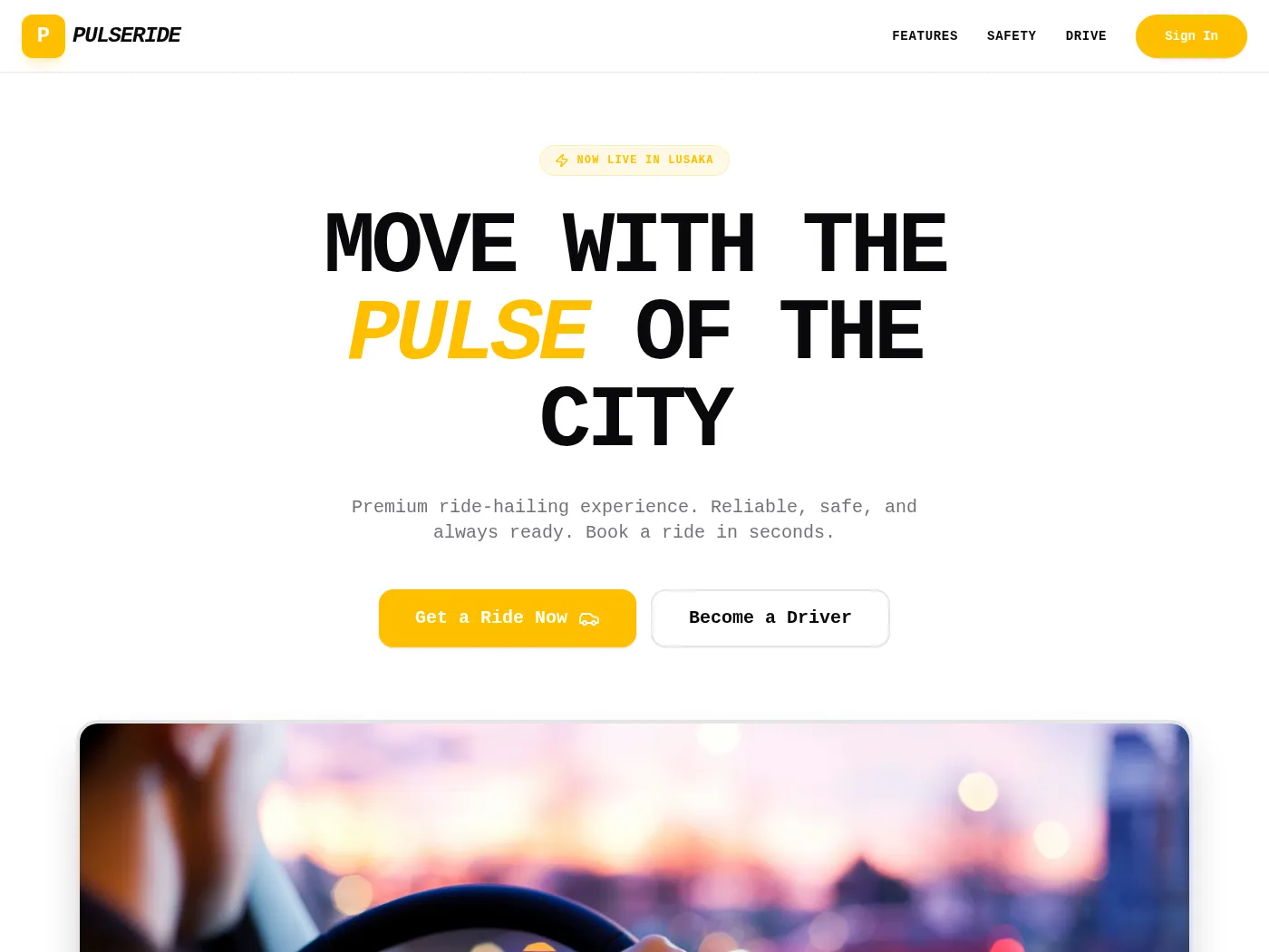 Pulseride Taxi Service