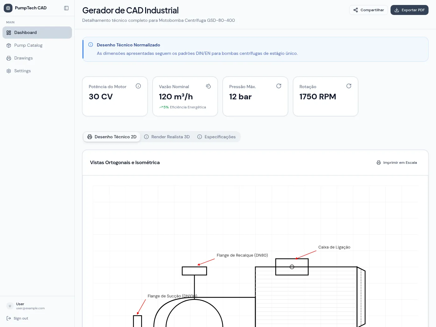 PumpTech CAD Generator