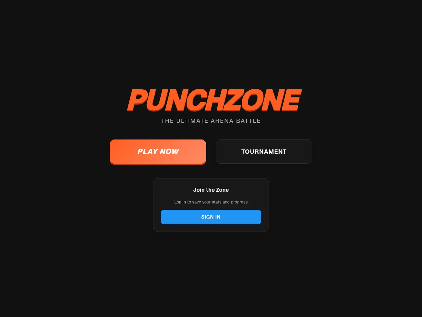PunchZone Online Game
