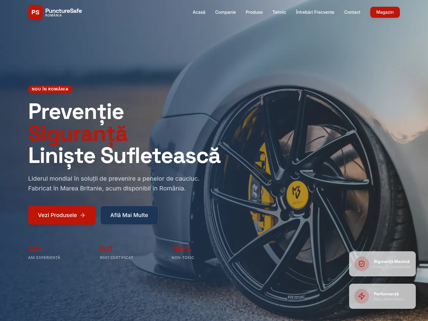 PunctureSafe Romania Site