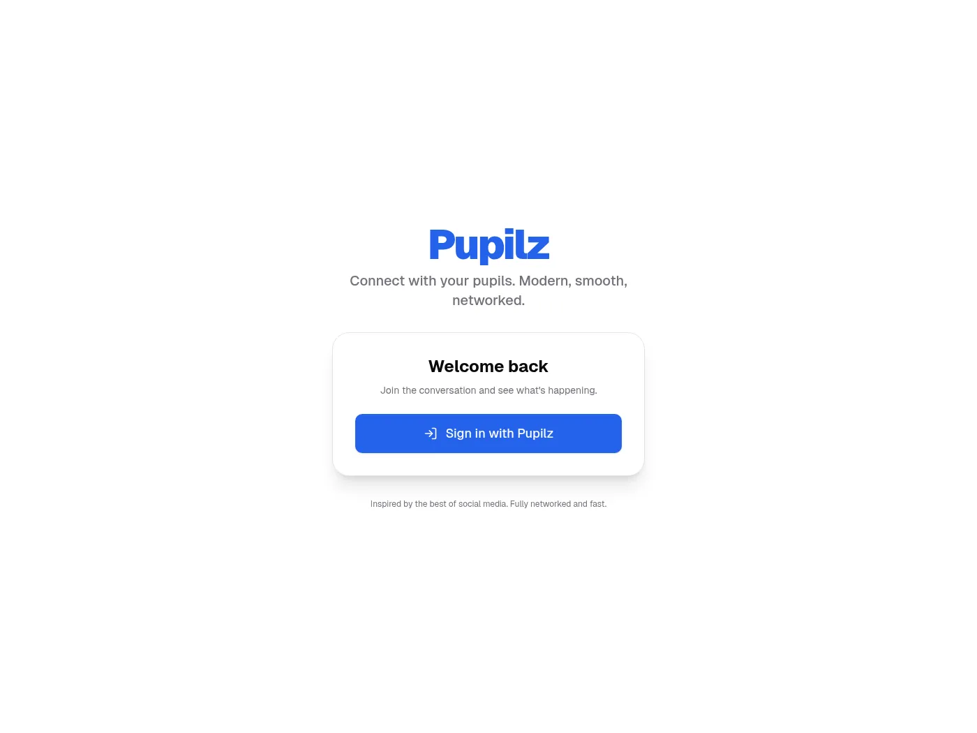 Pupilz Social Hub
