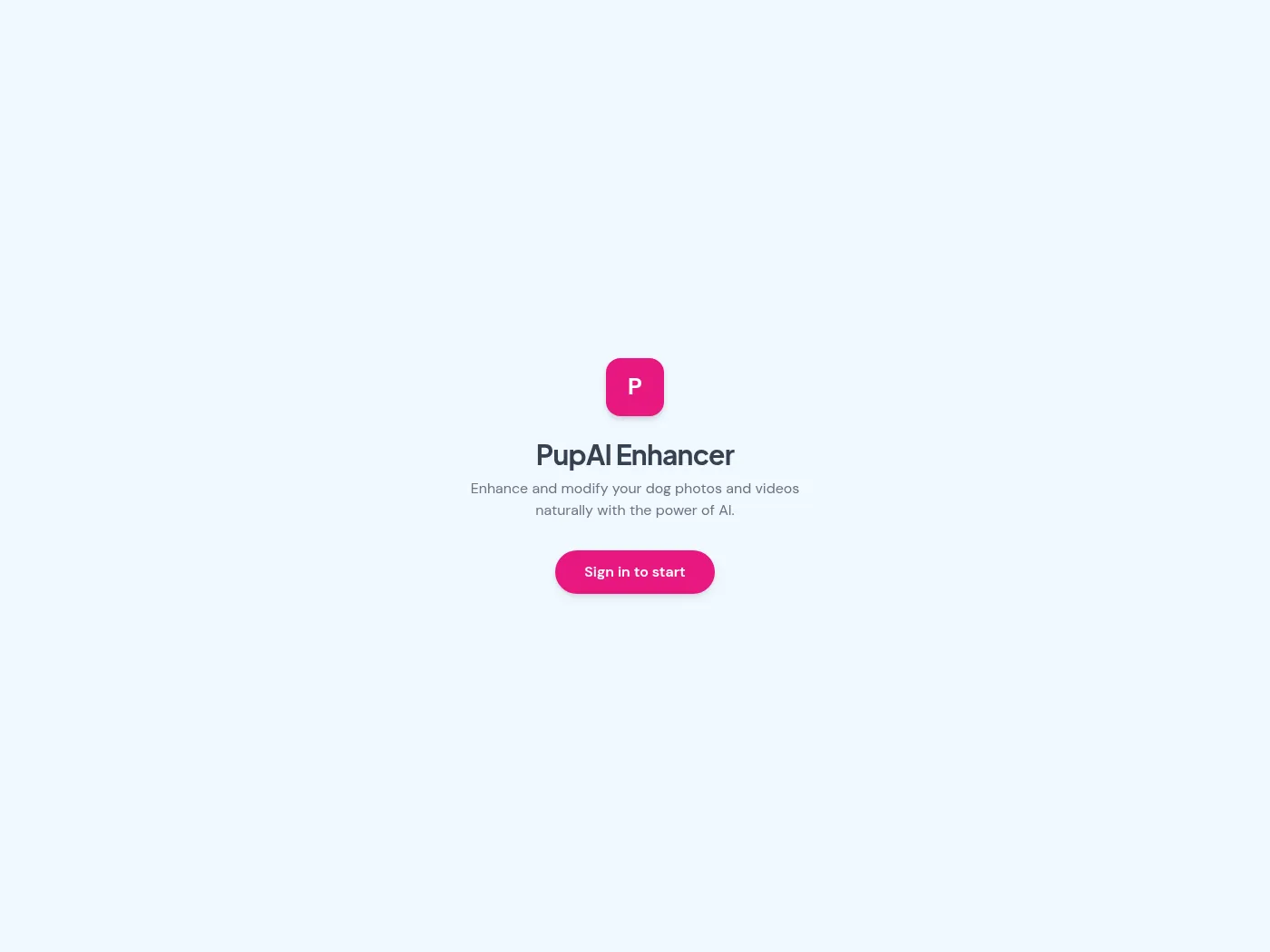 PupAI Image Enhancer