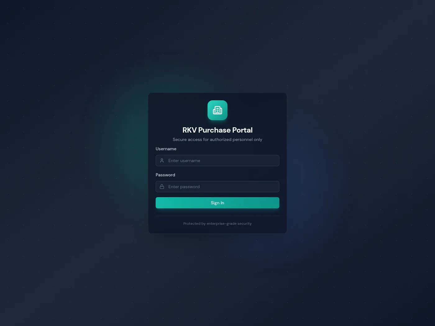 RKV Purchase Portal