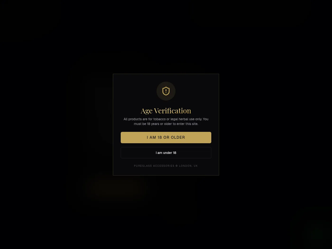 PureGlass Luxury Site