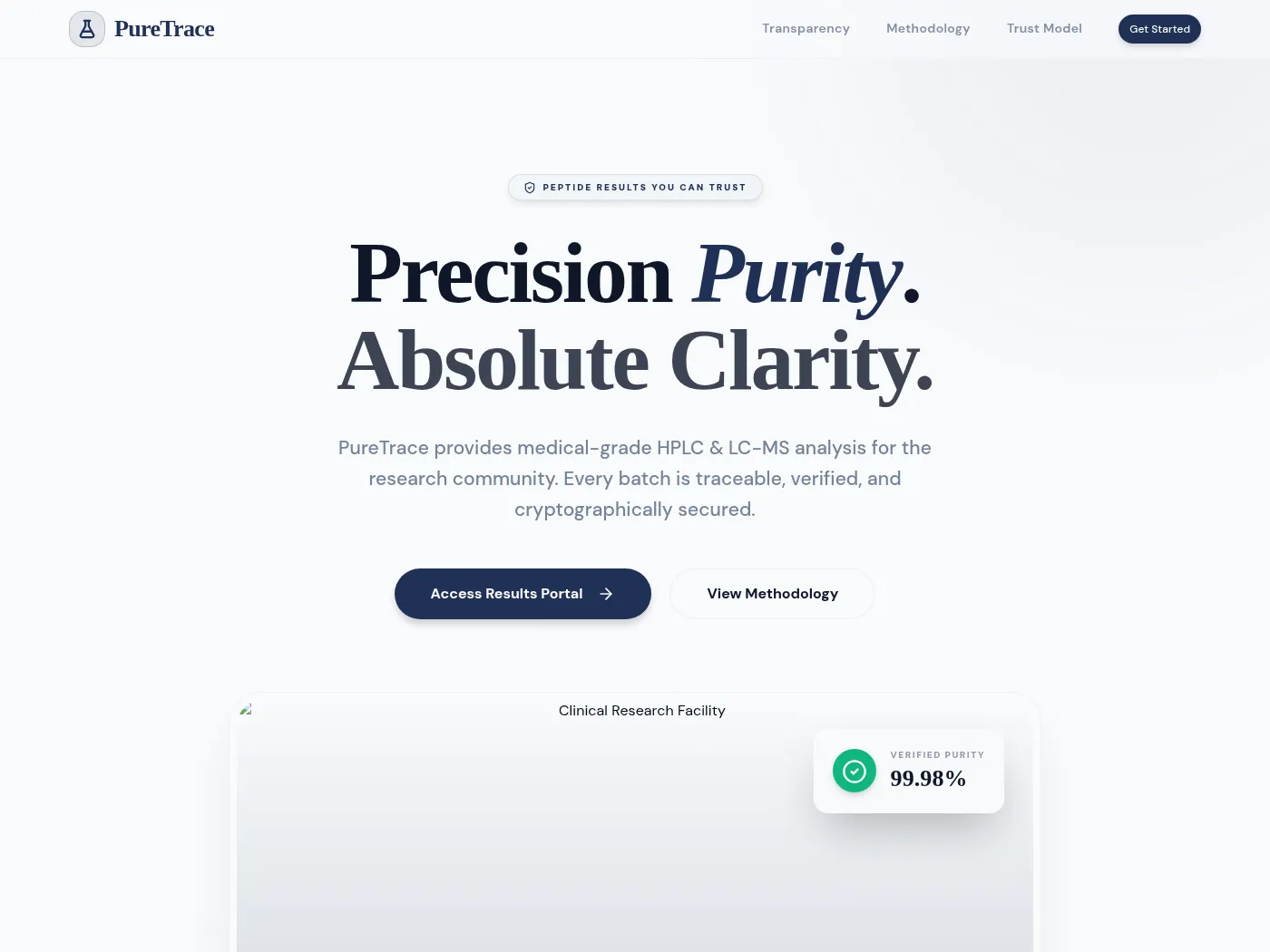 PureTrace Website